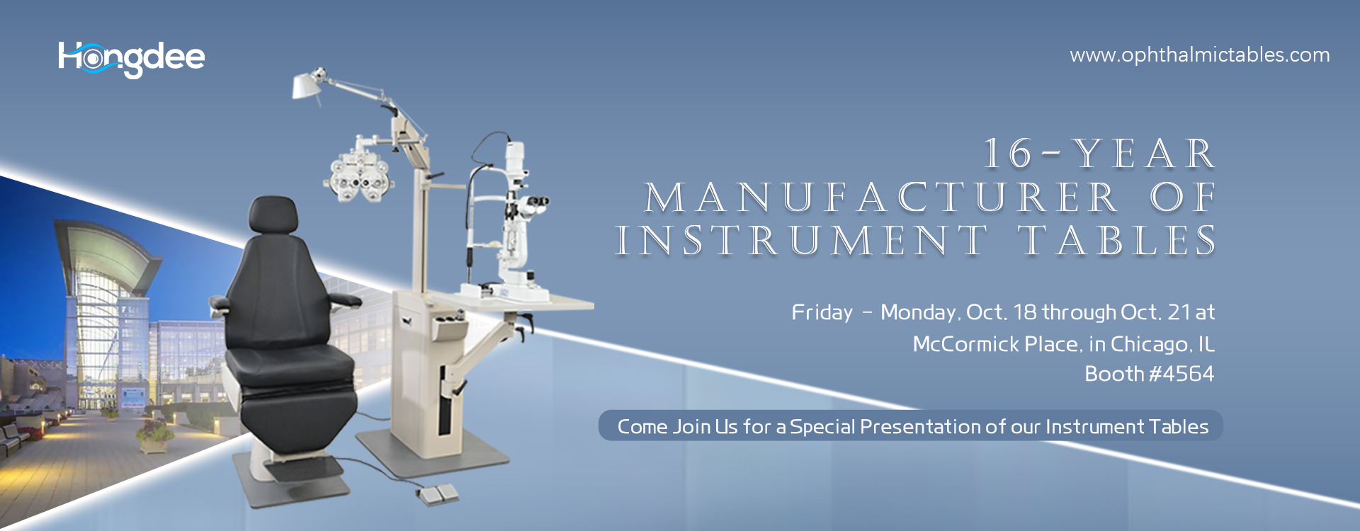 A Leading Manufacturer in Ophthalmic Tables